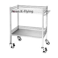 China Anti Rust SS Hospital Emergency Trolley Portable for sale