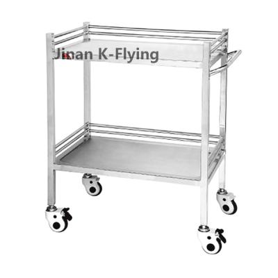 China Anti Rust SS Hospital Emergency Trolley Portable for sale