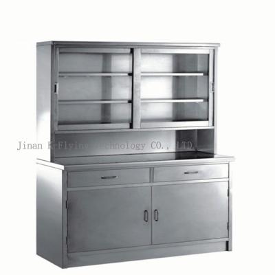 China ISO 13485 201 Stainless Steel Medical Cabinet Knock Down for sale
