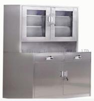 China ISO 13485 201 Stainless Steel Medical Cabinet Knock Down for sale