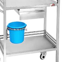 China ODM Anti Corrosion Stainless Steel Medical Trolley Easy Moving for sale