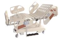 China 7 Function Hospital ICU Bed Adjustable 3 Column With Bed Lift for sale