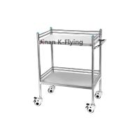 China Mute Casters One Handle Medical Trolley Cart 100*50*88cm for sale