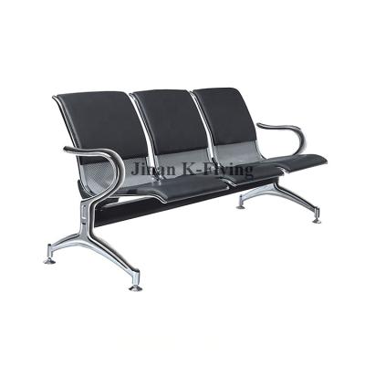 China Aluminum Alloy PU Stable Hospital Tools And Equipments Waiting Chair for sale
