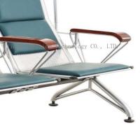China clinics 3 Seater Stainless Steel Waiting Chair High End Handrail for sale