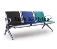 China Cast Iron Hospital Waiting Room Chairs PU Leather for sale