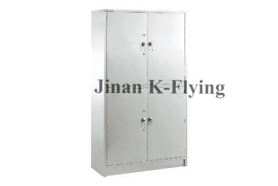 China Lockabe Hospital Stainless Steel Medical Cabinet Four Doors for sale