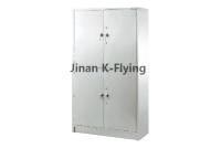 China Lockabe Hospital Stainless Steel Medical Cabinet Four Doors for sale