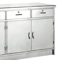 China T0.8mm SUS 304 Hospital Table Cabinet Welded Structure for sale