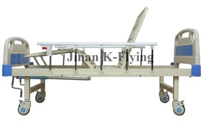 China CE Nursing Care Bed , Two Functions Manual Hospital Bed for sale