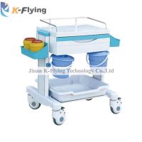 China ABS plastic hospital Instrument Treatment Medical Trolley Cart for sale
