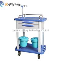 China Medicine Delivery  Plastic infusion Treatment Medical Trolley Cart for sale