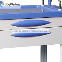 China Medicine Delivery  Plastic infusion Treatment Medical Trolley Cart for sale