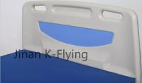 China OEM ABS Plastic 2 Crank Patient Bed For Clinic Mute Wheels for sale