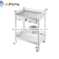 China Hospital Furniture  Equipment Nursing White Medical Trolley Cart for sale