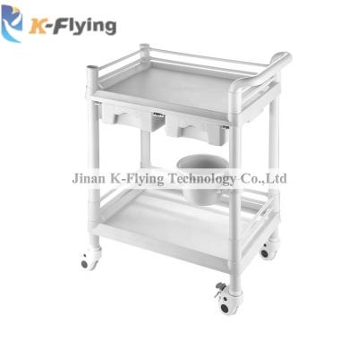 China Hospital Furniture  Equipment Nursing White Medical Trolley Cart for sale