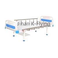 China Cold Rolled Steel Flat Manual Nursing Bed 2150x900x500mm for sale