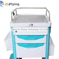 China Medicine Transfer Treatment Medical Trolley Cart With Drawers for sale