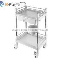 China Simple And Durable ABS Clinical Treatment Medical Trolley Cart for sale