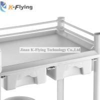 China Simple And Durable ABS Clinical Treatment Medical Trolley Cart for sale