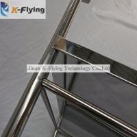 China Stainless Steel Hospital Furniture 3 Tiers Treatment Medical Trolley Cart for sale