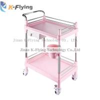 China Mobile 1 Dirt Bucket Medical Storage Trolley 54x37cm for sale