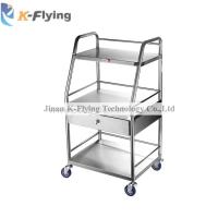 China Hospital Medical Instrument Trolley , 201 Stainless Steel Surgical Trolley for sale