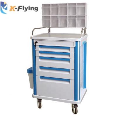 China 630x470x900mm Anesthesia Medical Trolley Cart 4 Noiseless Casters for sale