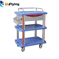 China Digital Lock Medical Trolley Cart Loading Capacity 250kg for sale
