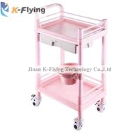 China Universal Castors Mobile Dental Instrument Trolley For Health Care for sale