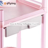 China Universal Castors Mobile Dental Instrument Trolley For Health Care for sale