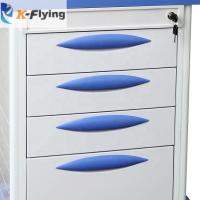 China 4 Drawers Emergency Crash Cart Trolley Centralized lock for sale