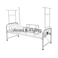 China One Crank Stainless Steel Hospital Bed 200*90*50cm for sale