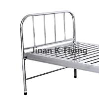 China 304 SS Nursing Home Bed , thick guardrail Hospital Manual Bed for sale