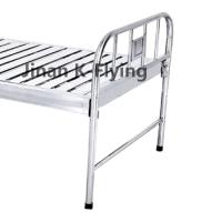 China 304 SS Nursing Home Bed , thick guardrail Hospital Manual Bed for sale