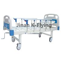 China Two Functions 1.5mm Frame Manual Nursing Bed Four Wheels for sale