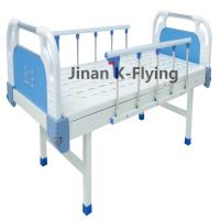 China Steel Plate Flat Manual Nursing Bed Foldable Handshake for sale