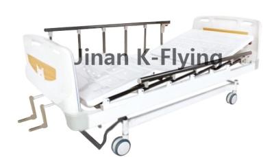 China 2180mm Nursing Care Bed , 65 Back lifting ABS Hospital Bed for sale