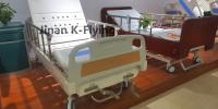 China 2180mm Nursing Care Bed , 65 Back lifting ABS Hospital Bed for sale