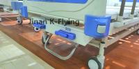 China 2180mm Three Folding Manual Nursing Bed Two Functions for sale