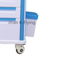 China Treatment Infusion Emergency Delivery Rescue Medical Trolley Cart for sale