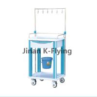China Height Adjustable Infusion Medical Trolley Cart With Wheels for sale