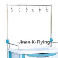 China Height Adjustable Infusion Medical Trolley Cart With Wheels for sale