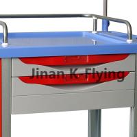 China ABS Plastic Treatment Hospital Delivery Medical Trolley Cart for sale