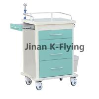 China Emergency ABS Plastic Medicine Delivery Medical Trolley Cart for sale