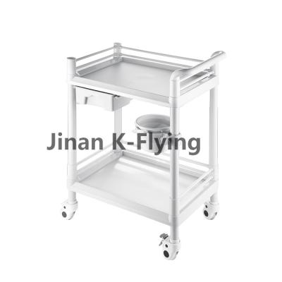 China Plastic portable Hospital Nursing Treatment Medical Trolley for sale