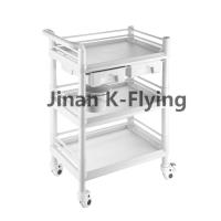 China Three layers ABS movable Hospital Instrument Medical Trolley for sale