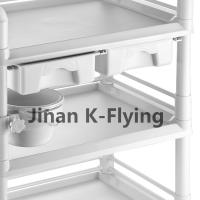 China Three layers ABS movable Hospital Instrument Medical Trolley for sale