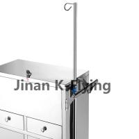 China 304 SS First Aid Nursing Rescue Clinic Medical Trolley Cart for sale