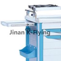 China Portable ABS Plastic Hospital Emergency Cart Medical Trolley for sale